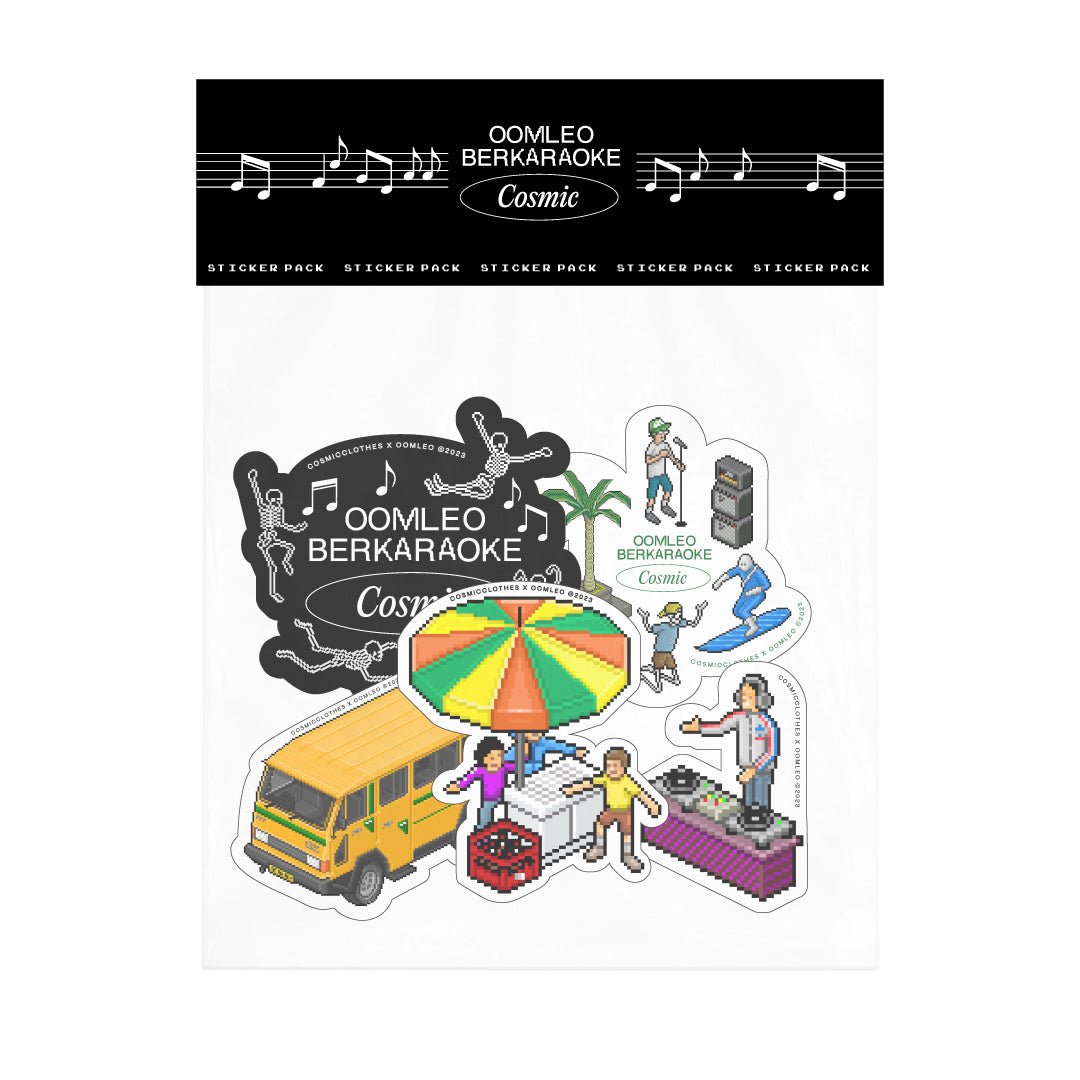 COSMIC X OOMLEO STICKER PACK – Cosmic Clothes Official
